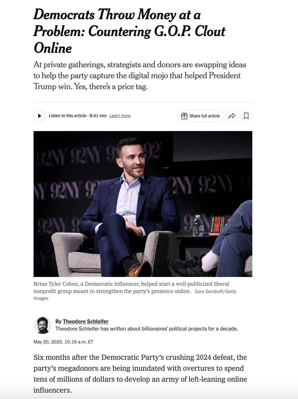 Left-wing Influencers – Clarissa's Blog