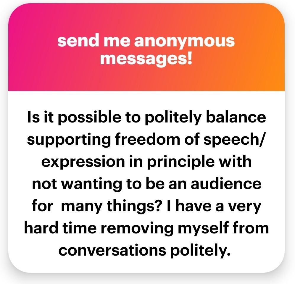 Q&A about Freedom of Speech – Clarissa's Blog